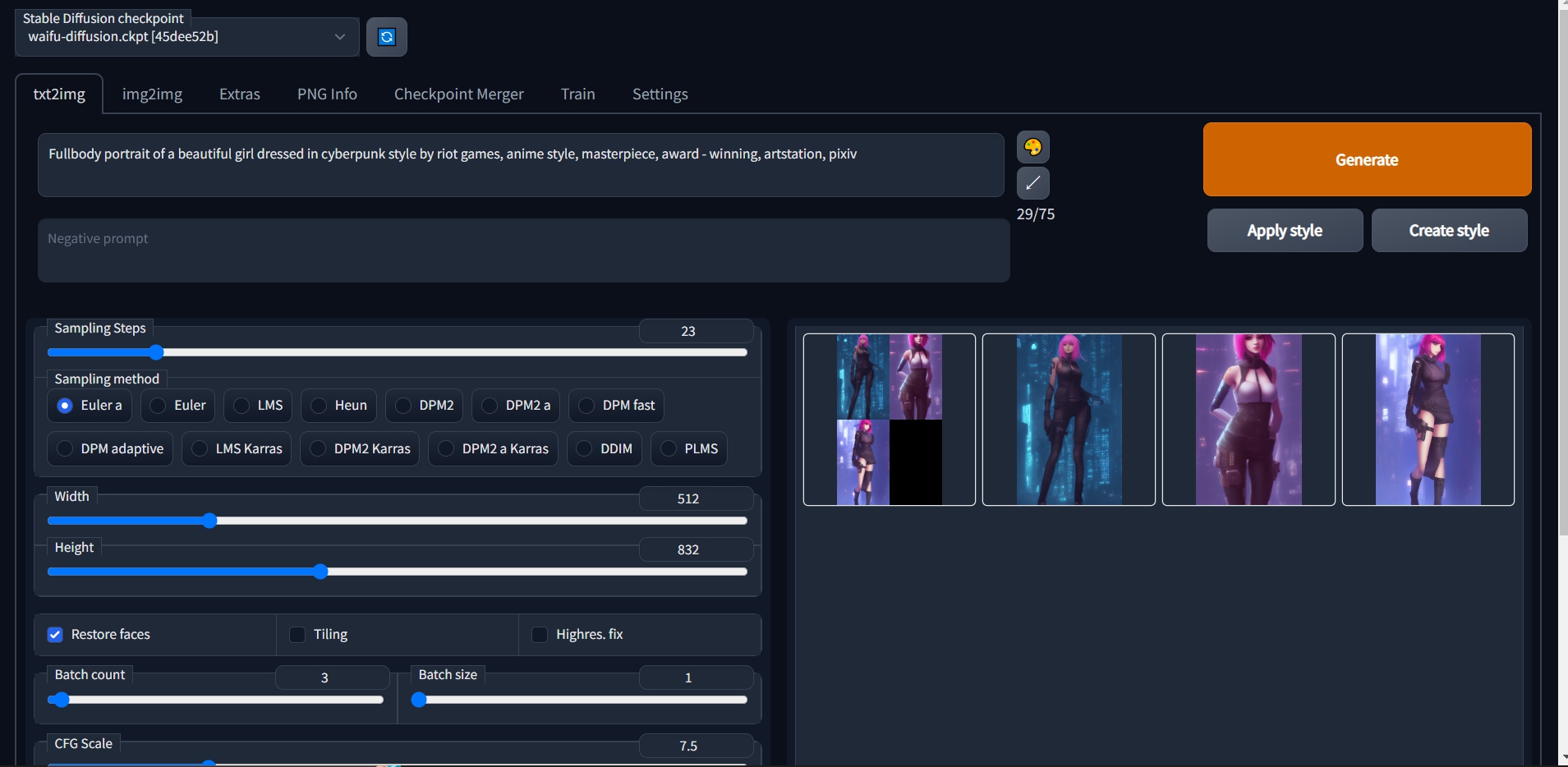 Stable-diffusionの使い方【ローカル環境】【画像生成AI】 - KT-Graph